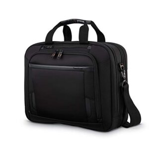 samsonite pro double compartment briefcase, black, one size