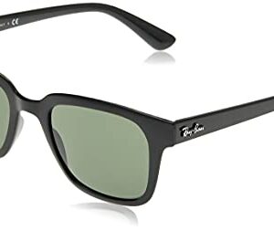 Ray-Ban Rb4323 Square Sunglasses, Black/G-15 Green, 51 mm