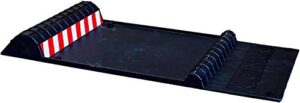 maxsa 37358-rs park right perfect parking self adhesive anti-skid parking mat for cars and trucks, 2” x 11” x 21.5” black with reflective strip