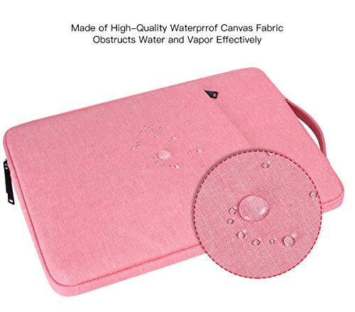 14 Inch Laptop Sleeve Case Bag for Asus Chromebook 14/Asus Vivobook 14/Zenbook 14, Samsung Galaxy Chromebook Go, Lenovo ThinkPad 14/ Flex 5 /Yoga, Dell XPS 15, Acer HP Chromebook 14(Pink)