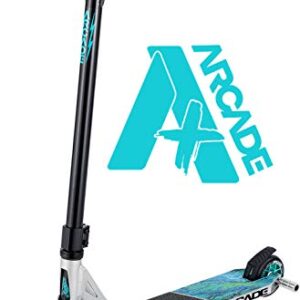 Arcade Pro Scooters Plus Stunt Scooter for Kids 10 Years and Up - Perfect for Intermediate Boys and Girls - Best Trick Scooter for BMX Freestyle Tricks (ARCADE Plus - Ultra Lava)