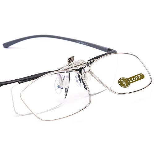 LUFF Reading Glasses Clip Anti-blue light Magnifying Glass Portable Clips(4.0X)