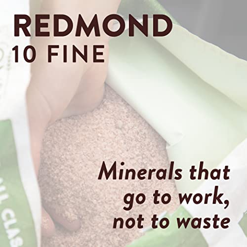 REDMOND 10 Fine Natural Livestock Mineral Salt, OMRI Listed, 5LB Bag