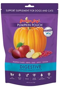 grandma lucy's pumpkin pouch digestive 6oz,purple