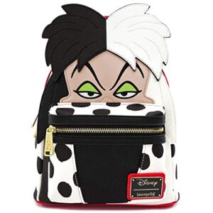 loungefly x disney cruella devil faux leather mini backpack standard