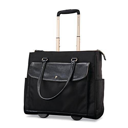 Samsonite Women's Mobile Solution Business (Black, Upright Wheeled Carryall)