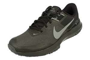 nike men's varsity compete tr 3 sneaker, black/grey, 9