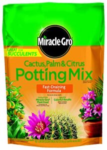 miracle-gro cactus, palm & citrus potting mix, 8 qt.