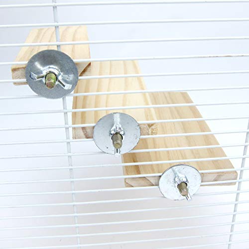 Alfie Pet - Caleb 3-Piece Set Wood Platform for Mouse, Chinchilla, Rat, Gerbil and Dwarf Hamster