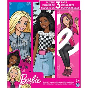 Barbie - 3 in 1 Jigsaw Puzzles for Kids. Great Birthday & Educational Gifts for Boys and Girls. Colorful Pieces Fit Together Perfectly. Great Preschool Aged Learning Gift.