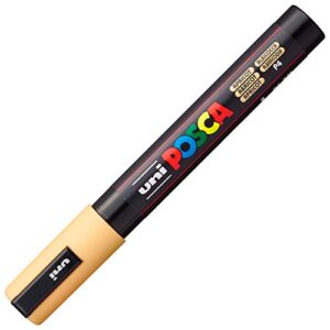 uni-ball 182522 marker uni posca bullet tip 1.8-2.5 mm line width apricot