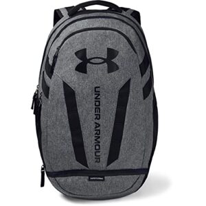 under armour unisex-adult hustle 5.0 backpack , black (002)/black , one size fits all