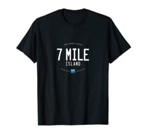 7 mile island avalon stone harbor beach waves t-shirt