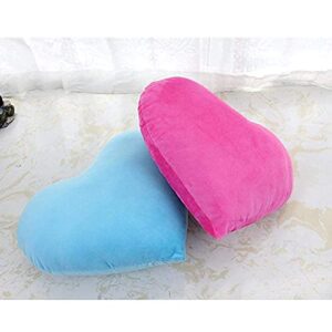 sunyou Cute Plush Red Heart Pillow Cushion Throw Pillows Gift for Friends/Children/Girl/Valentine's Day Fit for Living Room/Bed Room/Dining Room/Office and Sofa/Cars/Chairs (Heart)