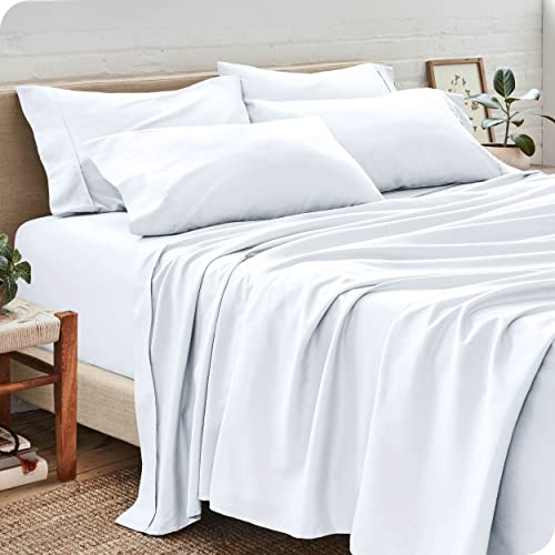 Twin XL Sheet Set - 4 Piece Set - Hotel Luxury Bed Sheets - Ultra Soft - Deep Pockets - Easy Fit - Cooling & Breathable Sheets - Wrinkle Resistant - Cozy - White - Twin Extra Long Sheets - 4 PC