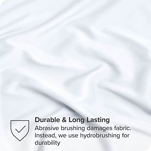 Twin XL Sheet Set - 4 Piece Set - Hotel Luxury Bed Sheets - Ultra Soft - Deep Pockets - Easy Fit - Cooling & Breathable Sheets - Wrinkle Resistant - Cozy - White - Twin Extra Long Sheets - 4 PC