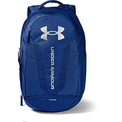 Under Armour unisex-adult Hustle 5.0 Backpack , Royal (400)/Silver , One Size Fits All