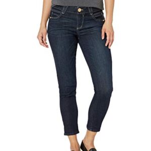 Democracy womens Petite "Ab"solution Crop Jeans, Dark Indigo, 14 Petite US