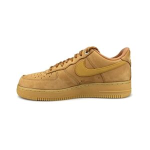 nike mens air force 1 '07, flax/wheat/gum/lightbrown, 8