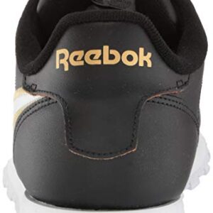 Reebok unisex-adult Classic Leather,Black/White/Gold Met.,11.5 M US