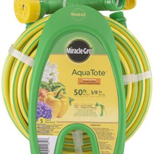 Miracle-Gro SMG12812 Mini Hose Reel with Nozzle, Green