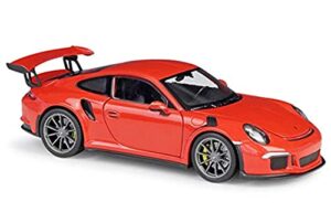 porsche 911 gt3 rs orange 1/24-1/27 diecast model car by welly 24080