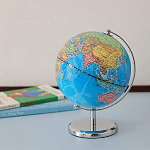 Exerz Political Globe Dia 5.5-inch (14cm)- Mini World Globe - Educational/Geographic