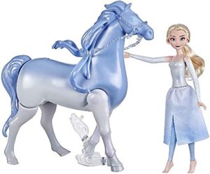 disney frozen 2 elsa and swim and walk nokk, toy for kids, frozen dolls inspired 2