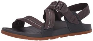 chaco men's lowdown sandal, grey, 10