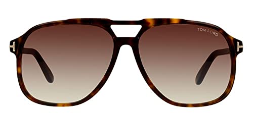 Tom Ford FT0753 52K Dark Havana FT0753 Pilot Sunglasses Lens Category 3 Size 62