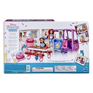 Disney Princess Comfy Squad Sweet Treats Truck, Playset with 16 Accessories, Pretend Ice Cream Shop, Toy for Girls 5 Years Old and Up