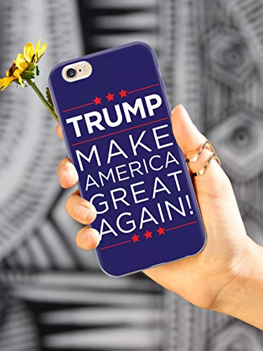 Inspired Cases - 3D Textured Galaxy Note 10 Case - Rubber Bumper Cover - Protective Phone Case for Samsung Galaxy Note 10 - Trump - Make America Great Again - Blue