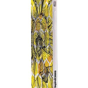 Inspired Cases - 3D Textured Galaxy Note 10 Plus Case - Rubber Bumper Cover - Protective Phone Case for Samsung Galaxy Note 10 Plus - Sunflower Honey Bee - White