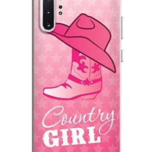 Inspired Cases - 3D Textured Galaxy Note 10 Plus Case - Rubber Bumper Cover - Protective Phone Case for Samsung Galaxy Note 10 Plus - Country Girl - Cowgirl