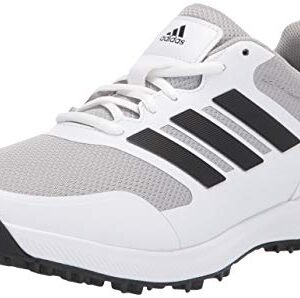 adidas Men's Tech Response Spikeless Golf Shoe, Ftwr White/Core Black/Grey Two, 9.5