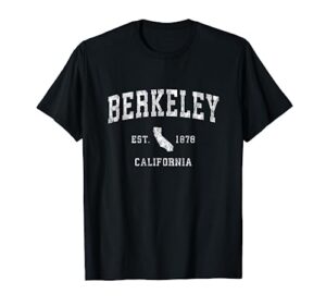 berkeley california ca vintage athletic sports design t-shirt