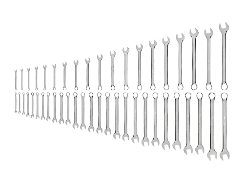 TEKTON Combination Wrench Set, 46-Piece (1/4-1-1/4 in., 6-32 mm) | WCB90301