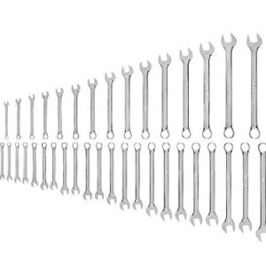 TEKTON Combination Wrench Set, 46-Piece (1/4-1-1/4 in., 6-32 mm) | WCB90301