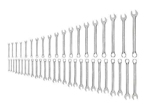 TEKTON Combination Wrench Set, 46-Piece (1/4-1-1/4 in., 6-32 mm) | WCB90301