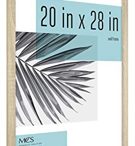 MCS Studio Gallery Frame, Natural Woodgrain, 20 x 28 in, Single