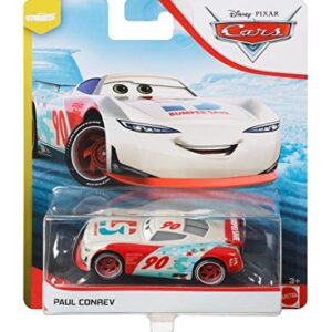 Disney Cars Toys Paul Conrev Die-cast Character Vehicles, Miniature, Collectible Racecar Automobile Toys Based on Cars Movies, for Kids Age 3 and Older