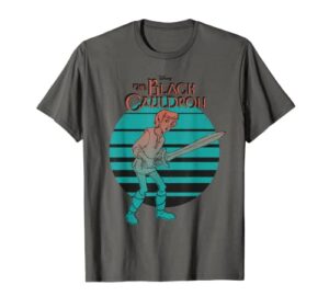 disney the black cauldron movie logo and taran t-shirt