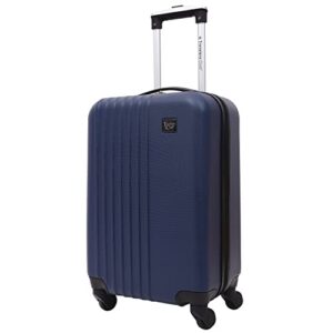 Travelers Club Cosmo Hardside Spinner Luggage, Navy Blue, 2-Piece Set (20/28)