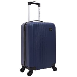 Travelers Club Cosmo Hardside Spinner Luggage, Navy Blue, 2-Piece Set (20/28)