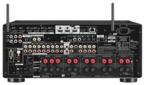 Pioneer Elite SC-LX704-9.2-Ch Network AV Receiver with IMAX Enhanced/Works with SONOS/Dolby Atmos, Black