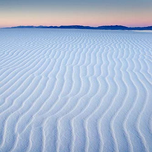 Posterazzi PDDUS32AMA0000 Ripple Patterns in Gypsum Dunes, White Sands National Monument, New Mexico Photo Print, 18 x 24, Multi