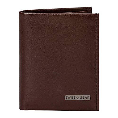 Swiss Gear Men's Wallet, Bi-fold, RFID Protection - BROWN (044-10-0304), Medium