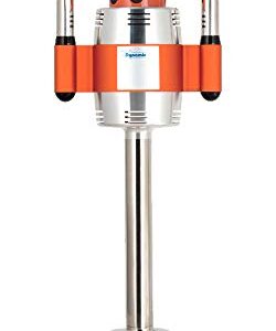 Dynamic Mixers SMX350ES Immersion Blender, Orange, 4.5" Diameter at bell (bottom of unit), 4.95" Diameter at top, 24.36" High