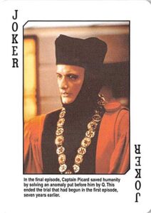 john de lancie as q trading card star trek next generation 1992 gaming #jk