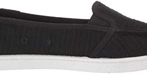 Roxy womens Minnow Slip on Shoe Sneaker, New Black, 8 US